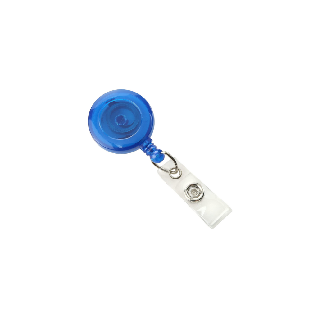 Horizontal Lanyard Badge Adapter (Clear Vinyl)- 10025 – ID Badge Center