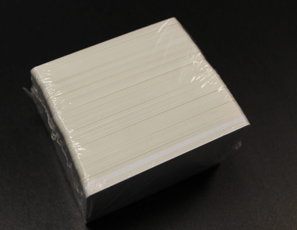 CR80 30 mil PVC Cards – DS – Ivory – ID Badge Center