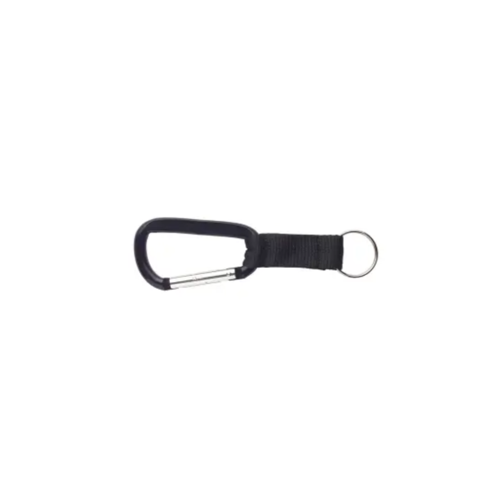 Carabiner Standard Shape GREEN with Split Ring – ID Badge Center